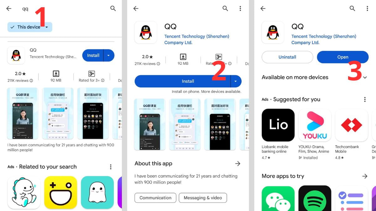 Cách tạo tài khoản QQ Trung Quốc: Đăng ký QQ đơn giản