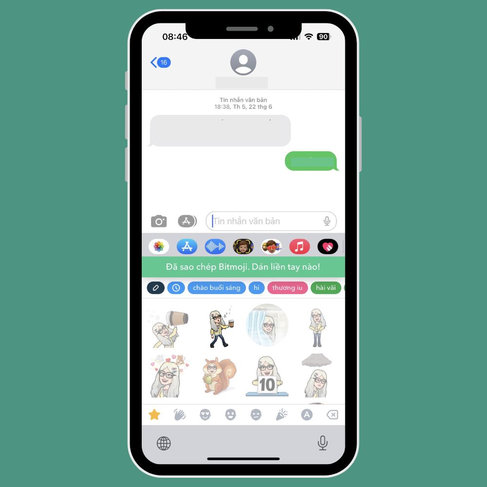 Tăng cảm xúc chat với cách thêm Bitmoji vào bàn phím trên iPhone