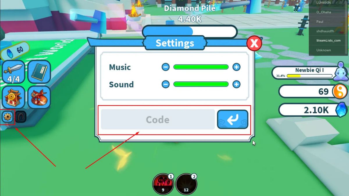 Code Weapon Fighting Simulator update mới nhất 04/2024