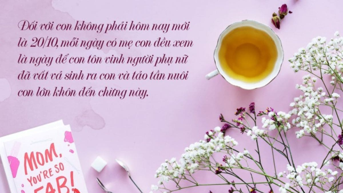 90+ lời chúc 20/10 hay và ý nghĩa nhất cho phụ nữ Việt Nam