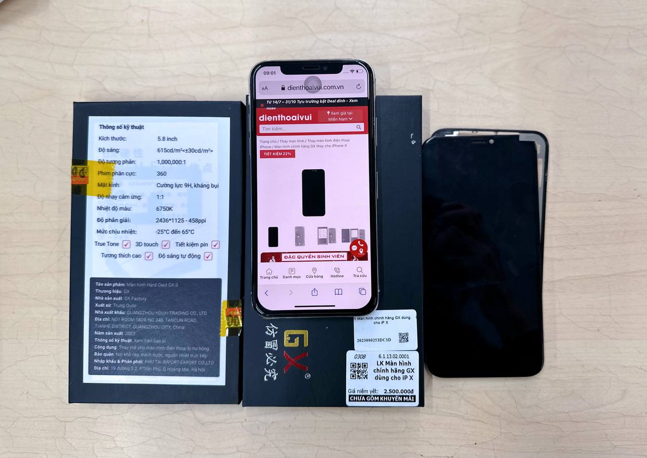 Màn hình GX iPhone là gì? Dùng thay thế màn hình cho iPhone được không?