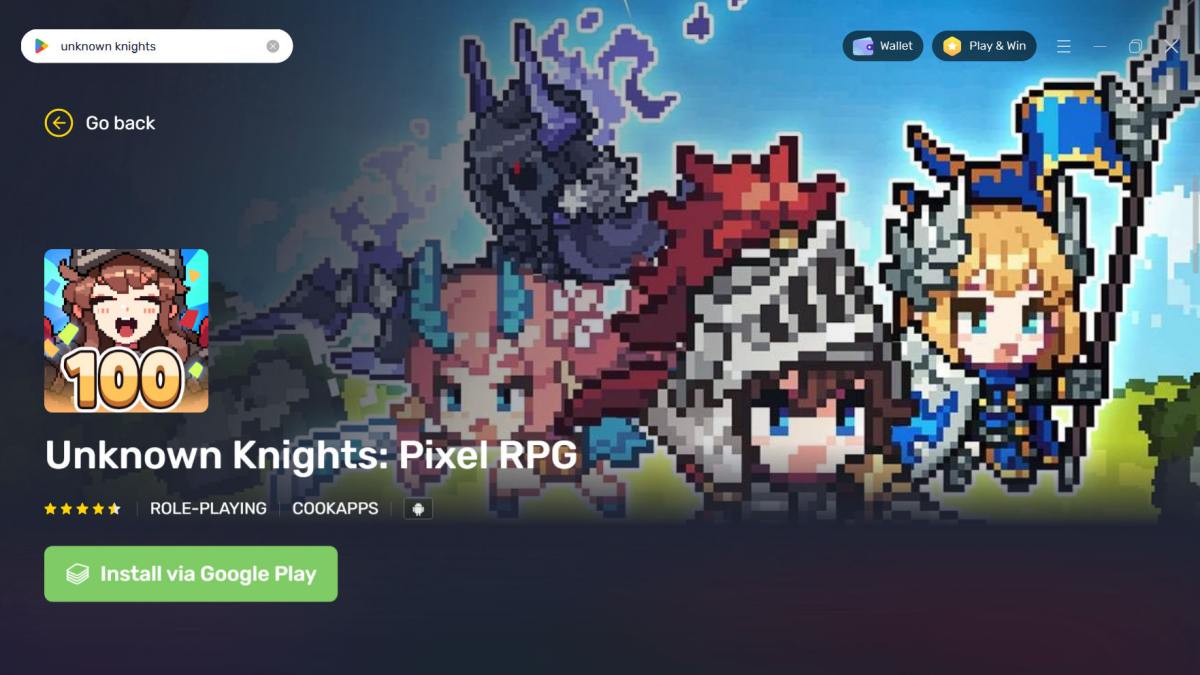 Tải Unknown Knights: Pixel RPG trên điện thoại Android, IOS