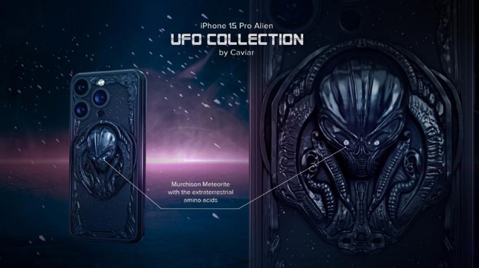 Caviar ra mắt bộ sưu tập UFO cho dòng iPhone 15 Pro với mặt lưng siêu ...