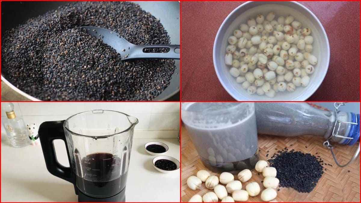 8+ công thức nấu sữa mè đen bằng máy làm sữa hạt thơm ngon