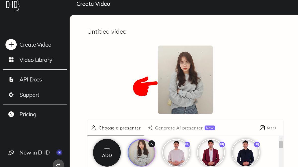 Hướng dẫn cách sử dụng D-ID để tạo video MC ảo nói chuyện