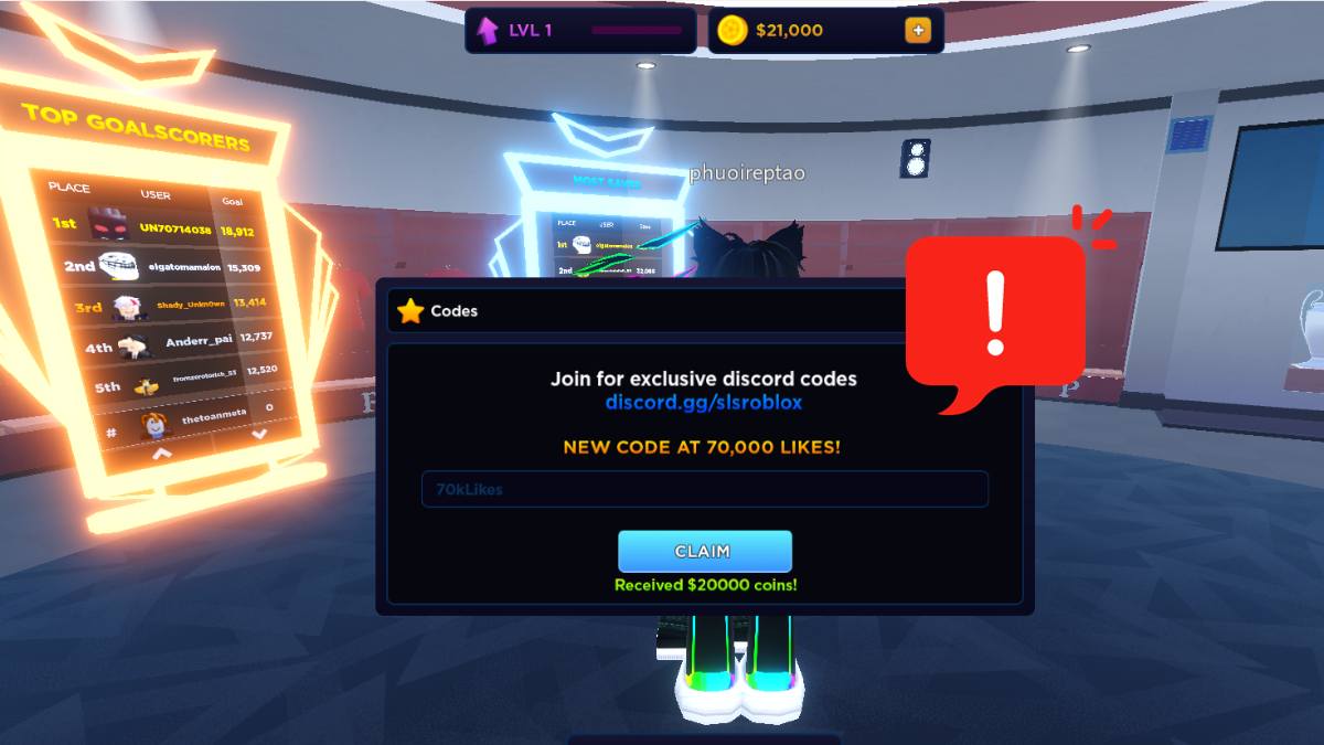 Code Super League Soccer cập nhật mới nhất tháng 10/2023