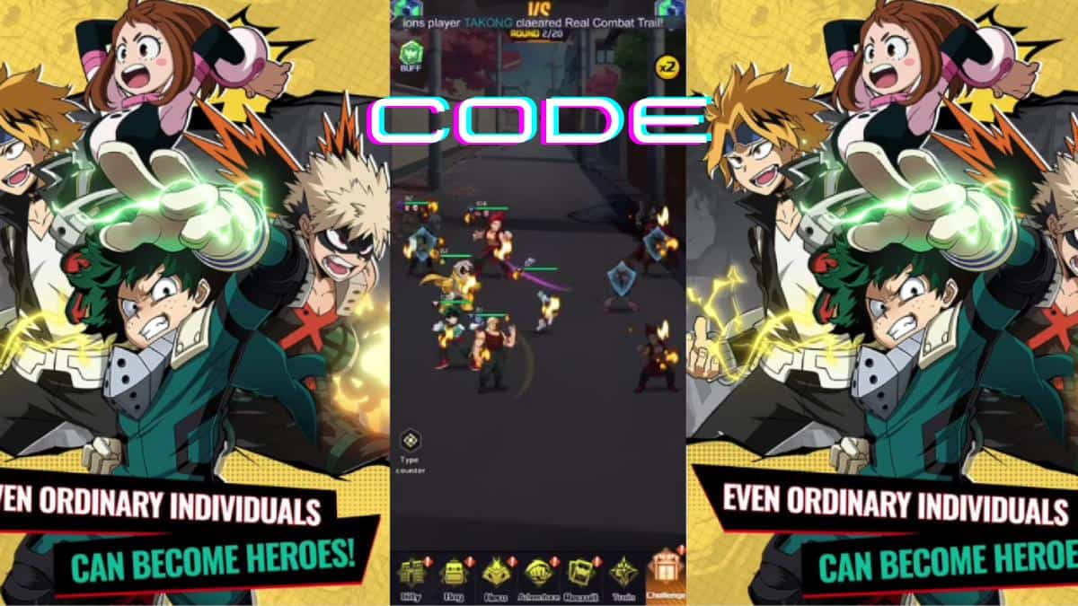 Code MHA Rise of Heroes mới nhất 12/2023, cách nhập code