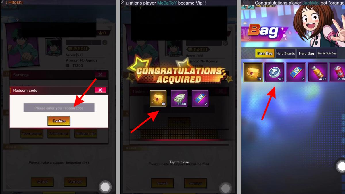 Code MHA Rise of Heroes mới nhất 12/2023, cách nhập code