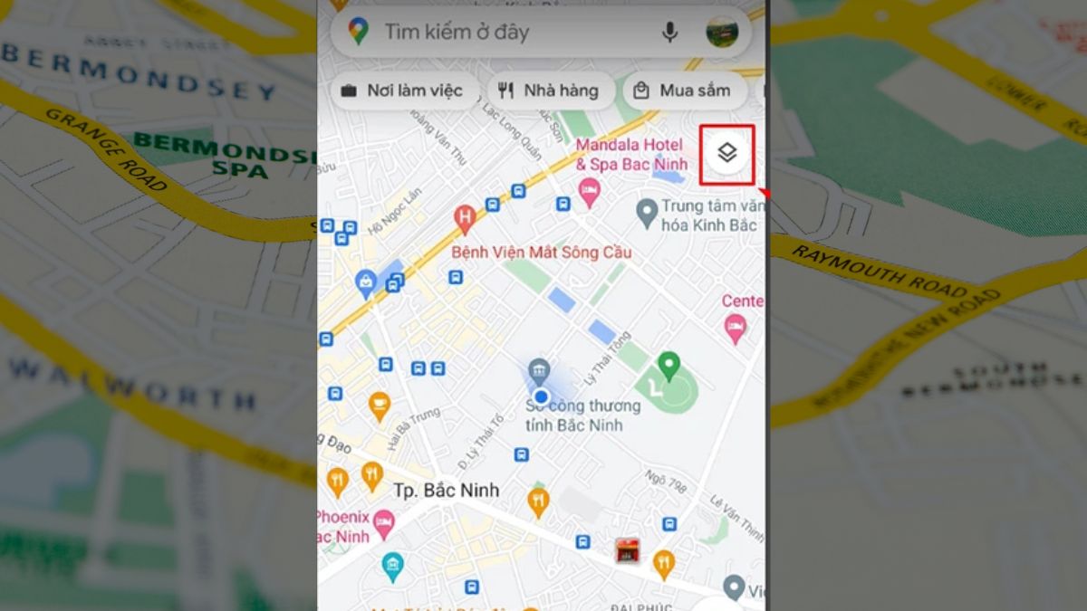 Cách xem bản đồ vệ tinh trên Google Maps trực tiếp thấy nhà
