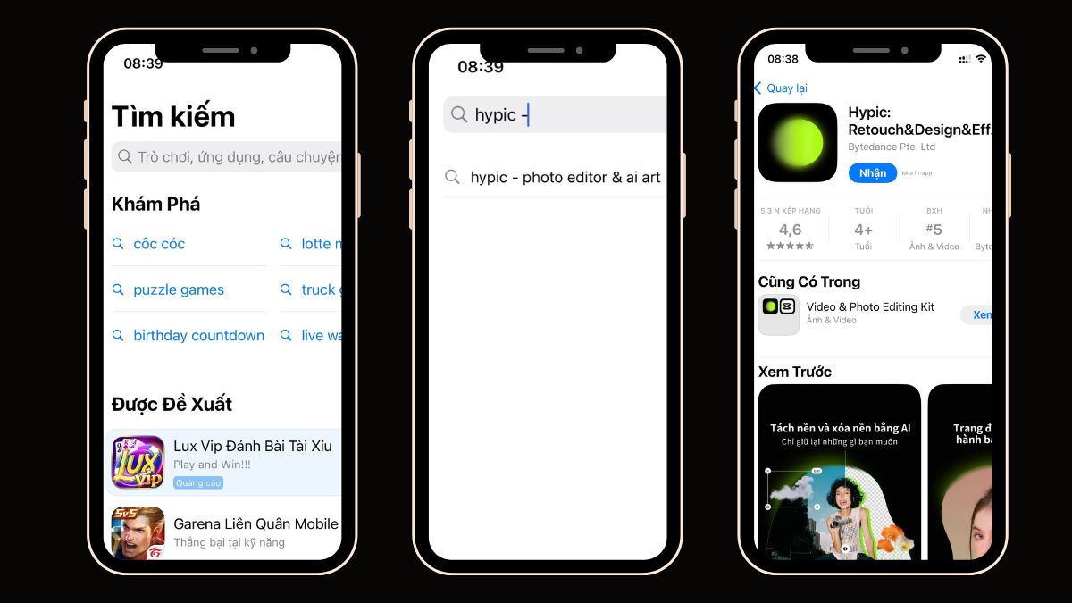 Tải Hypic - Photo Editor & AI Art: App chỉnh sửa ảnh AI