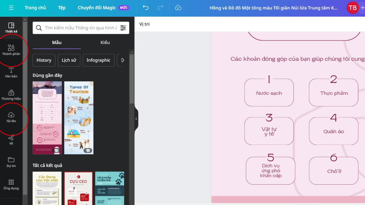 Hướng dẫn cách làm Infographic Canva đẹp, đơn giản