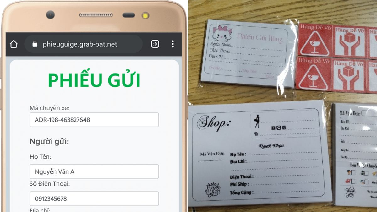 Phiếu gửi điện tử Grab| Cách đăng nhập và sử dụng đơn giản