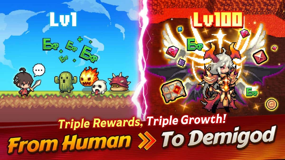 Tải Demigod Idle: Rise of a legend game hành động RPG áp đảo