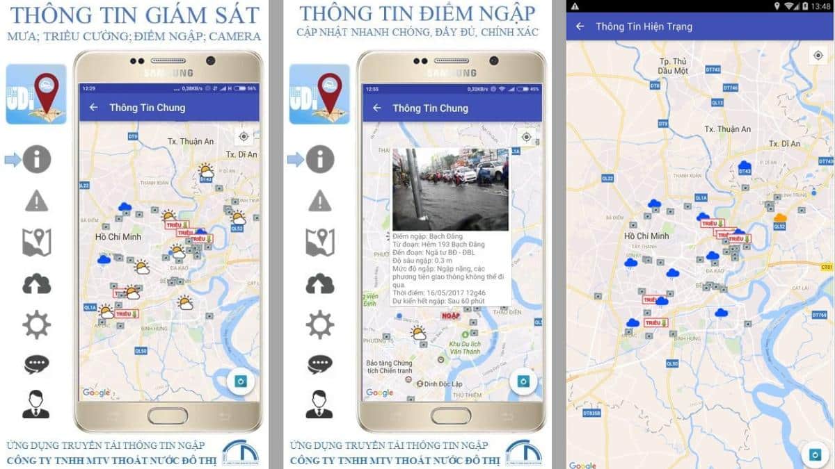 Tải UDI Maps - Tra cứu địa điểm ngập nước tại TP.HCM