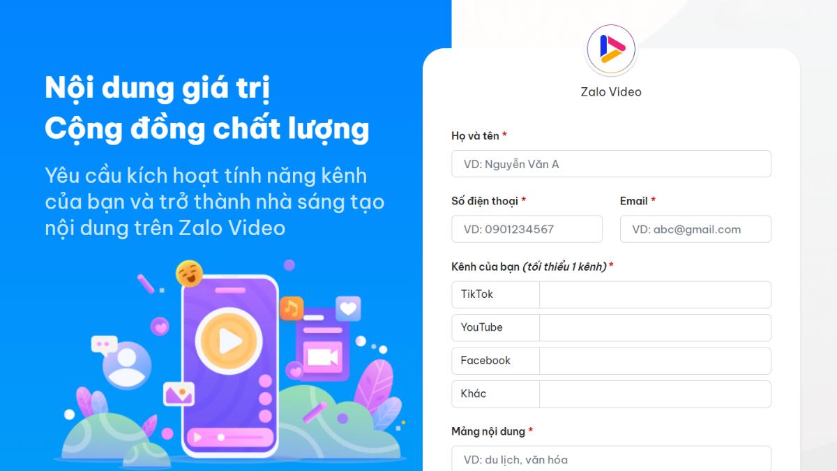 Zalo Video là gì? Cách đăng ký tài khoản Zalo Video Creator