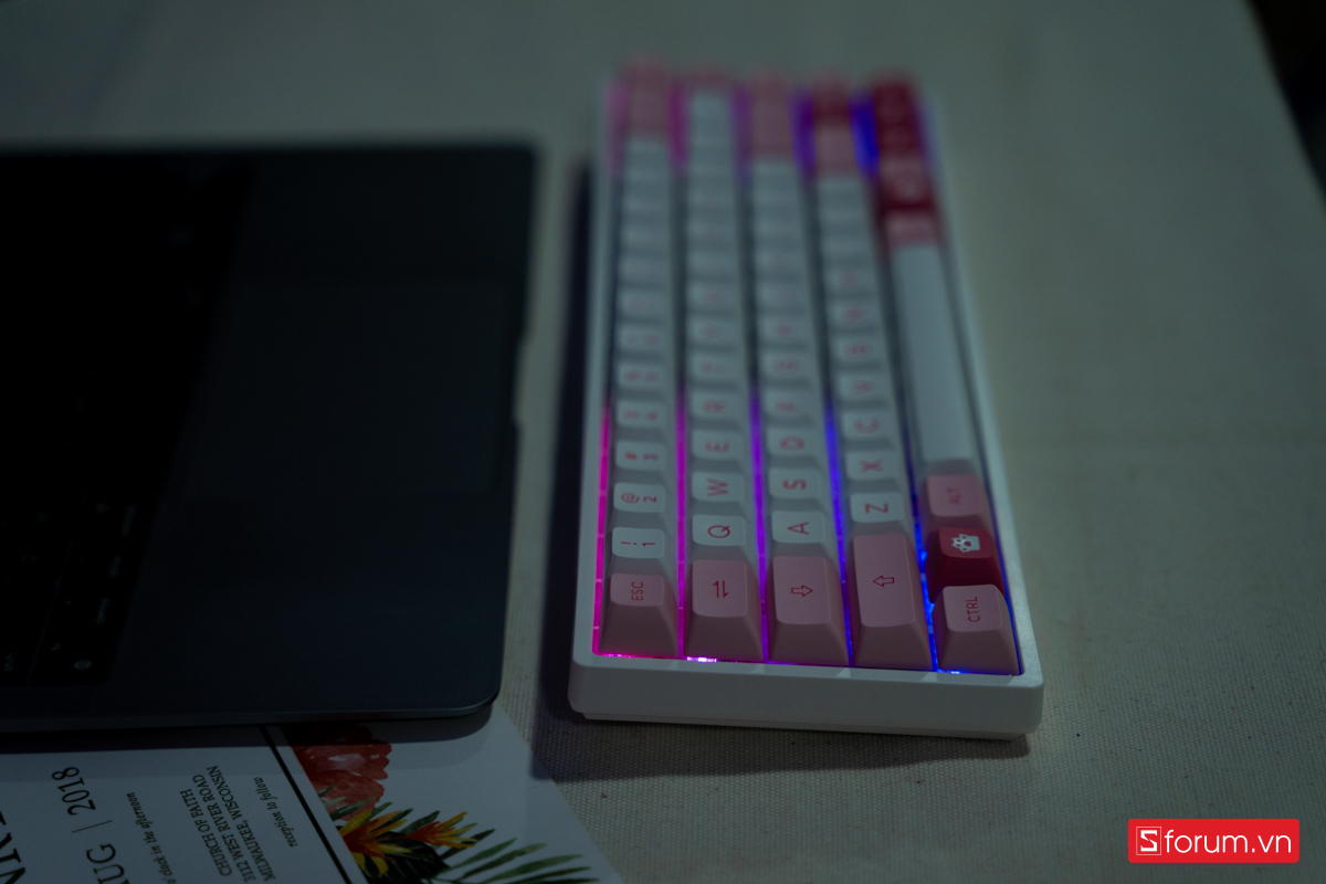 Trên tay AKKO 3068B Plus: Layout 68% nhỏ gọn, 3 chế độ kết nối, màu ...