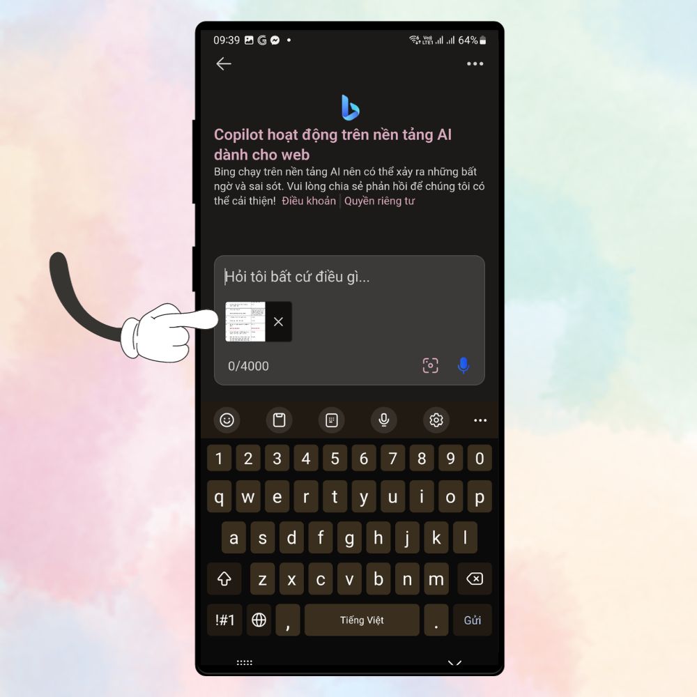 Trải nghiệm tính năng Chat bằng ảnh trên Bing AI & GPT-4 cho điện thoại ...