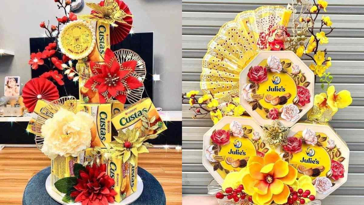 35+ Cách làm tháp bánh Tết, tháp nước ngọt, tháp bia đẹp mắt