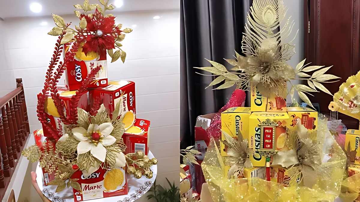 35+ Cách làm tháp bánh Tết, tháp nước ngọt, tháp bia đẹp mắt