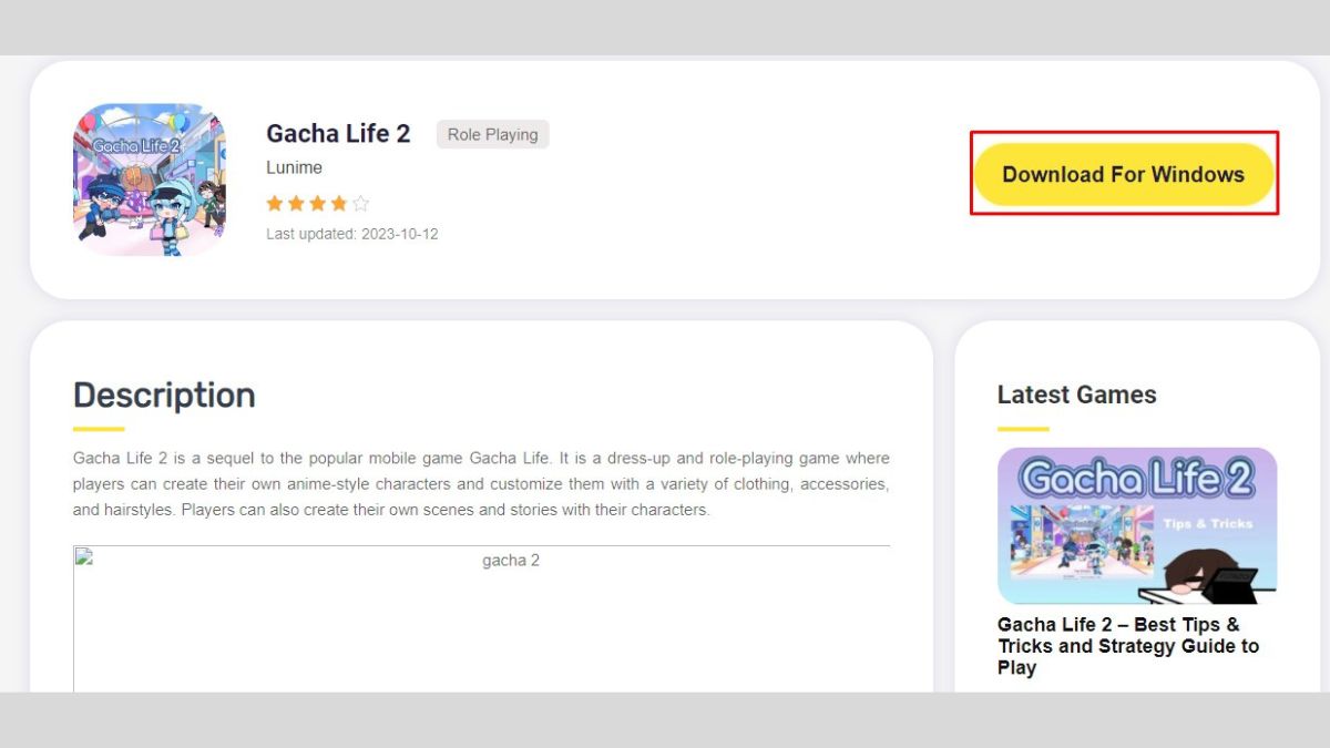 Cách tải Gacha Life 2 trên điện thoại iPhone, Android, PC