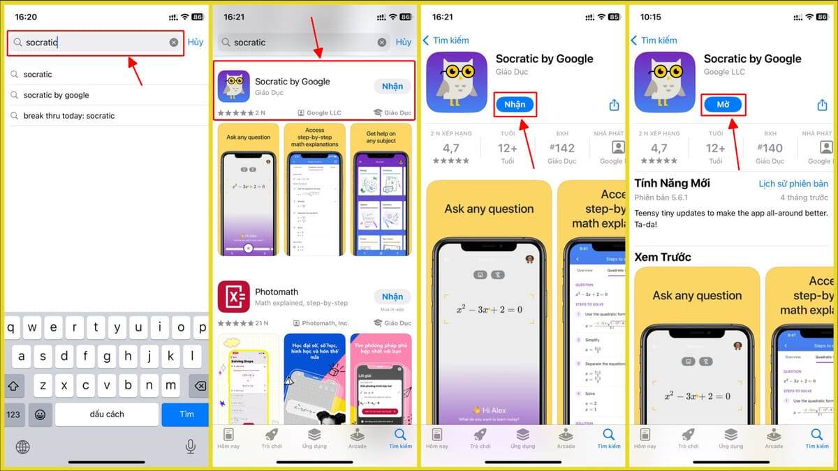 Tải Socratic - App giải bài tập trên điện thoại IOS, Android