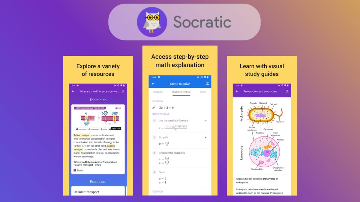 Tải Socratic - App giải bài tập trên điện thoại IOS, Android