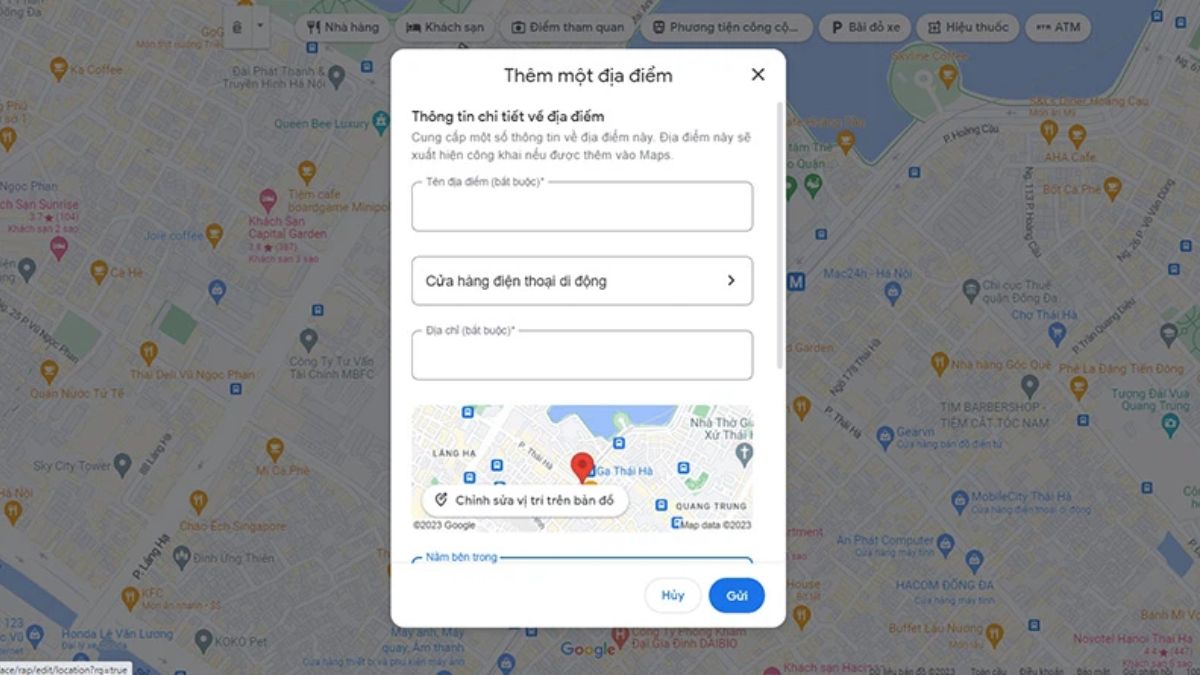 Cách thêm, tạo địa điểm trên Google Maps nhanh chóng