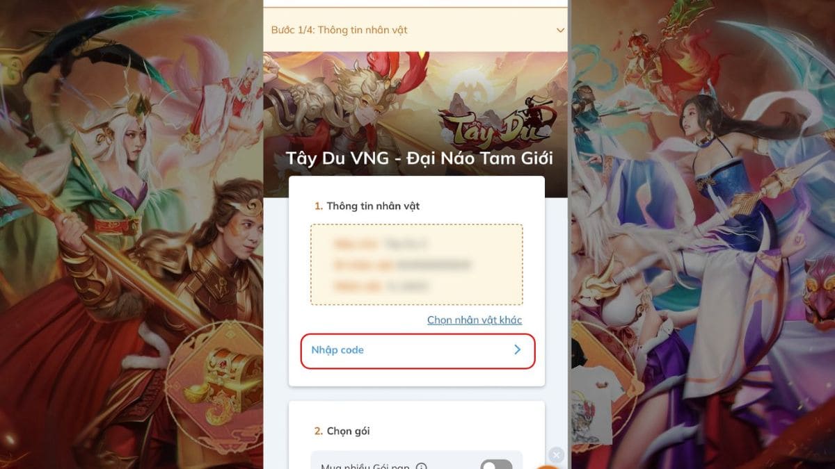 Tổng hợp code Tây Du VNG mới nhất 2024 và cách nhập
