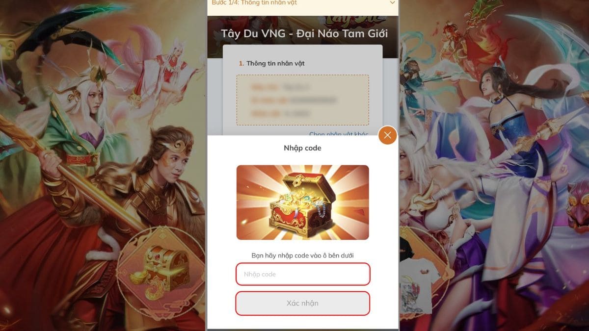 Tổng hợp code Tây Du VNG mới nhất 2024 và cách nhập