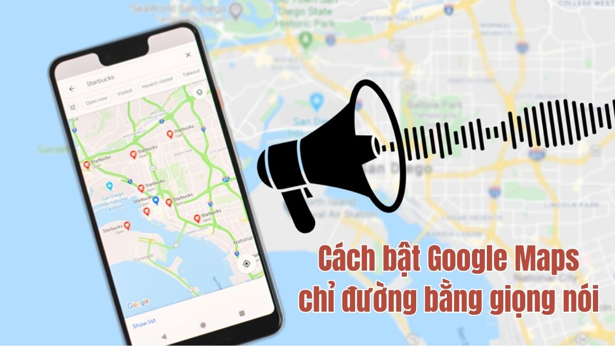 Cách bật Google Maps chỉ đường bằng giọng nói đơn giản