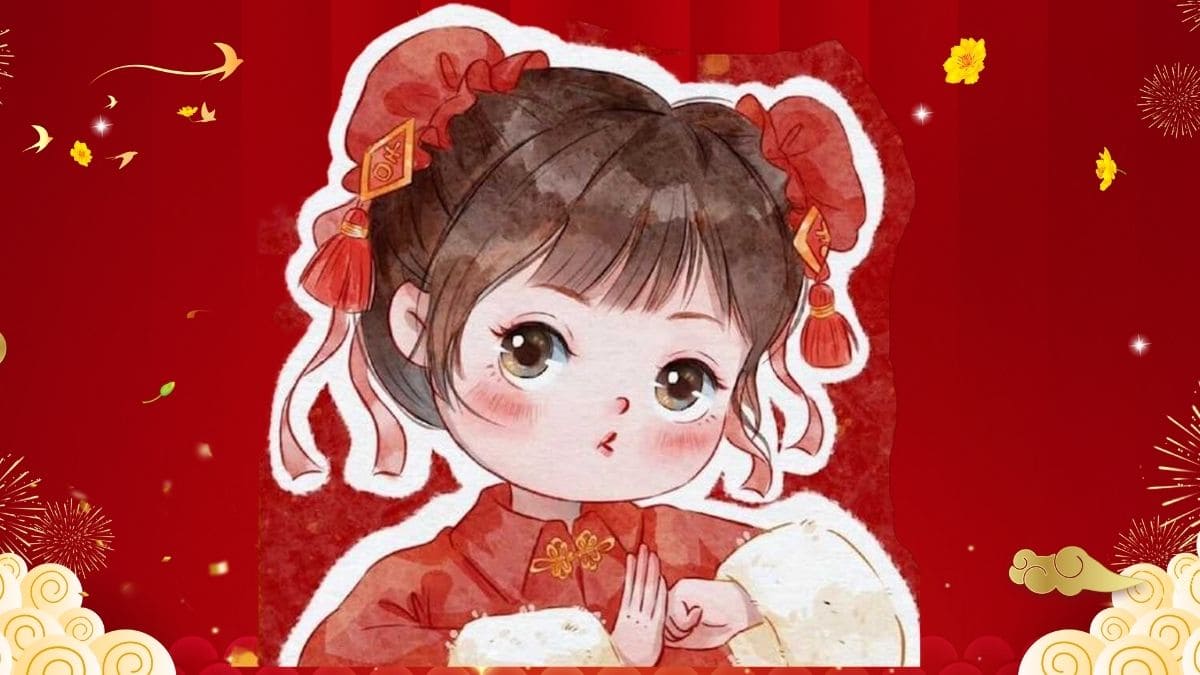 99+ Hình nền Tết Chibi cute, dễ thương cho điện thoại, PC
