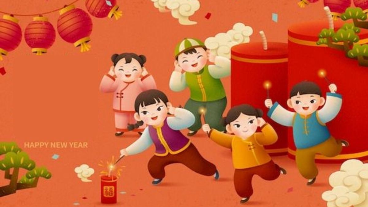 99+ Hình nền Tết Chibi cute, dễ thương cho điện thoại, PC