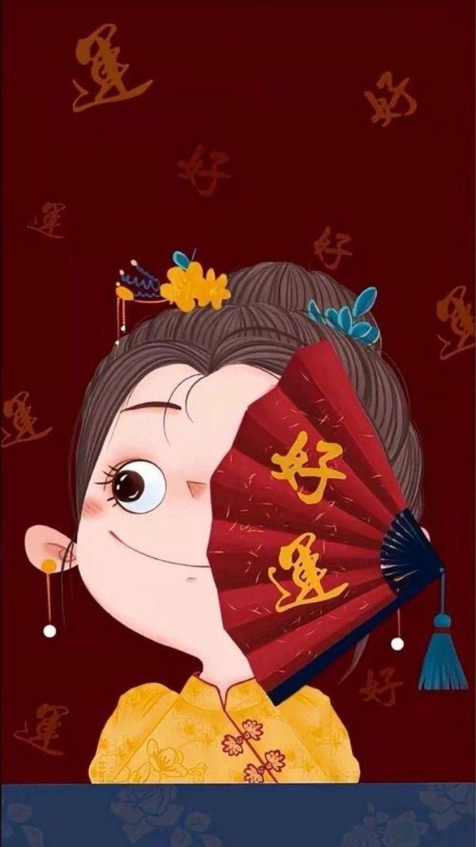 99+ Hình nền Tết Chibi cute, dễ thương cho điện thoại, PC