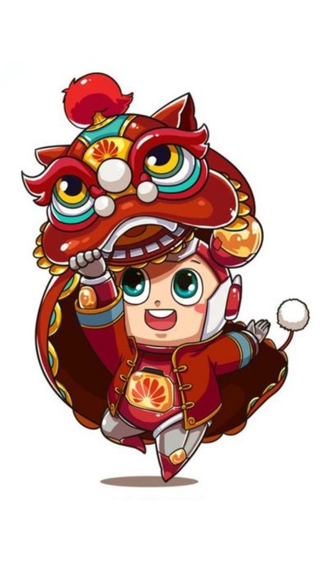 99+ Hình nền Tết Chibi cute, dễ thương cho điện thoại, PC