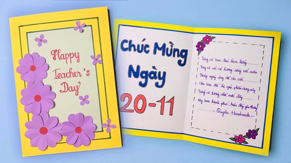 Gợi ý 5+ cách làm thiệp 20/11 đơn giản và đẹp nhất