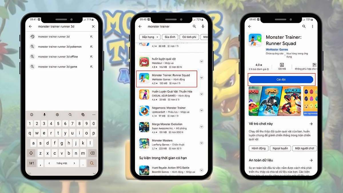 Cách tải Monster Trainer: Runner 3D trên iOS, Android, PC