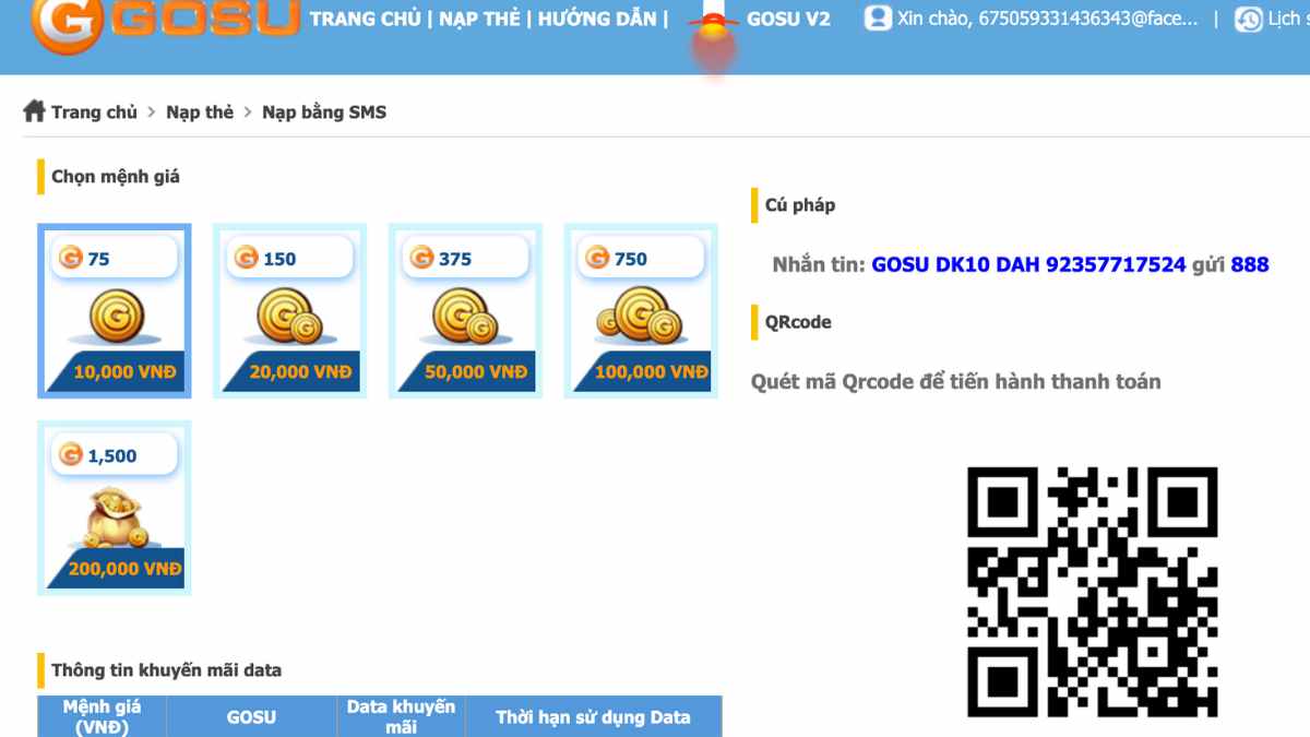 Hướng dẫn 8 cách nạp Gosu giá rẻ, an toàn và chi tiết nhất
