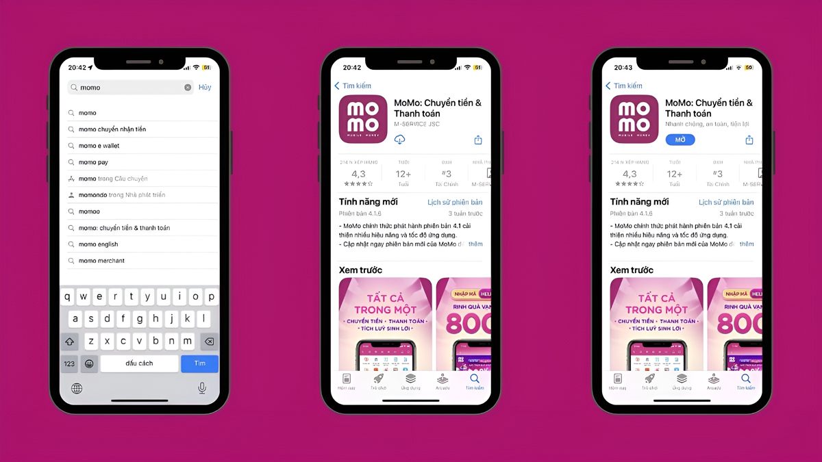 Tải MoMo - Ví điện tử thanh toán tiện lợi tại Việt Nam