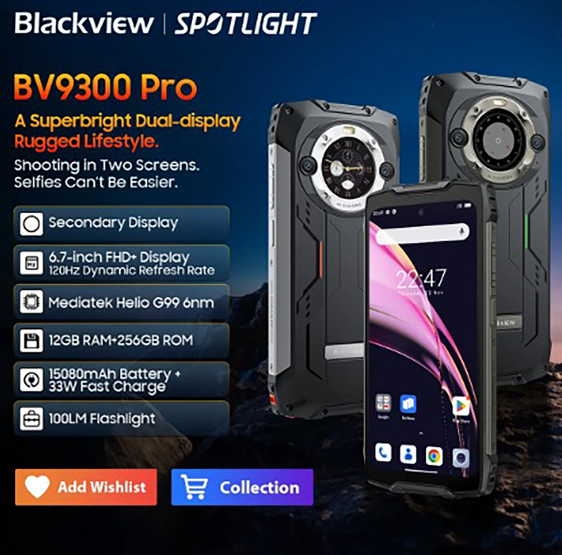 Blackview BV9300 Pro ra mắt với thiết kế siêu bền bỉ, hai màn hình, pin ...