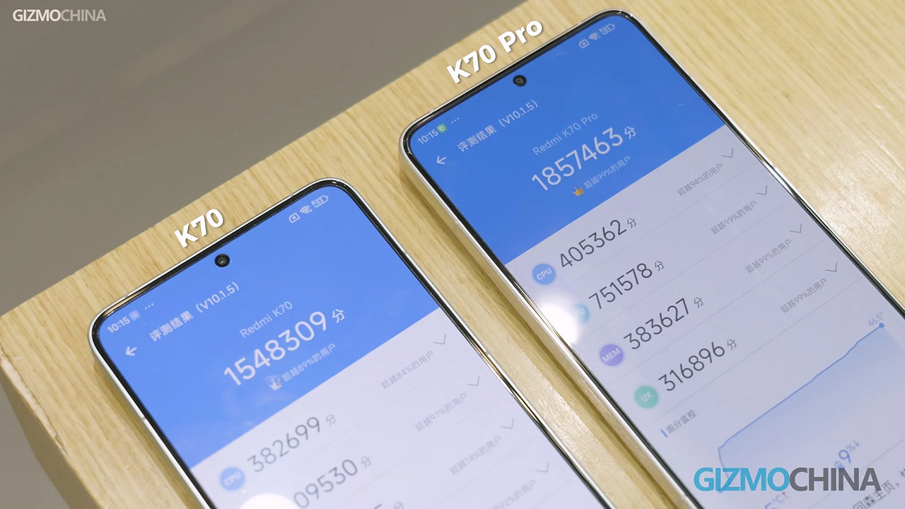 Cận cảnh Redmi K70 và K70 Pro: Thiết kế mới, chạy HyperOS, Snapdragon 8 Gen 3, giá từ 8.6 triệu