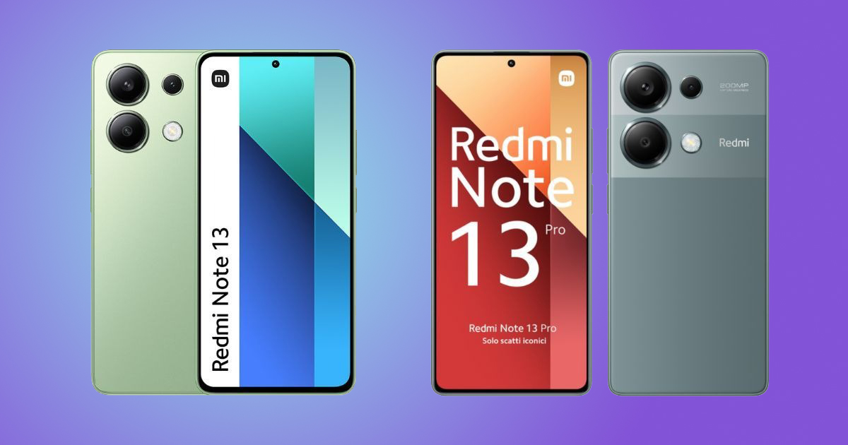 Đây là thiết kế chính thức của Redmi Note 13 4G và Redmi Note 13 Pro 4G?