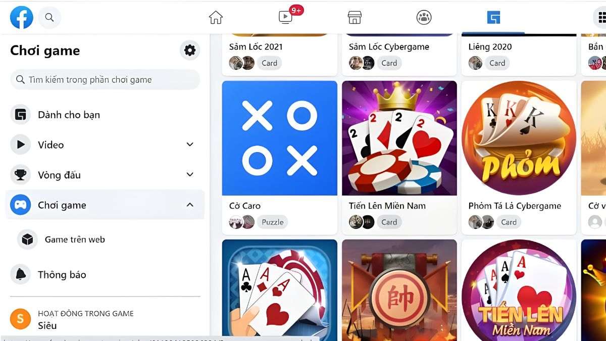 Hướng dẫn cách chơi game trên Facebook đơn giản