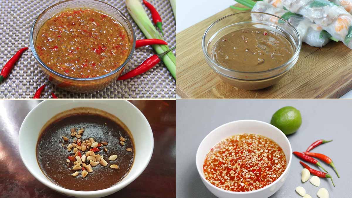 4 Cách làm tương ăn gỏi cuốn thơm ngon, đậm đà