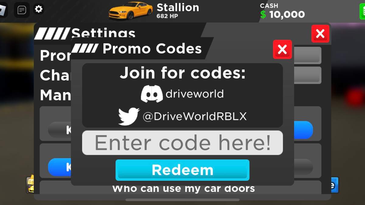 Code Drive World mới nhất tháng 3/2024 và cách nhập