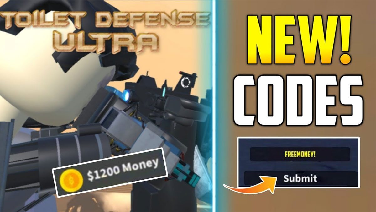 Code Toilet Defense Ultra mới nhất 2024, cách nhập code