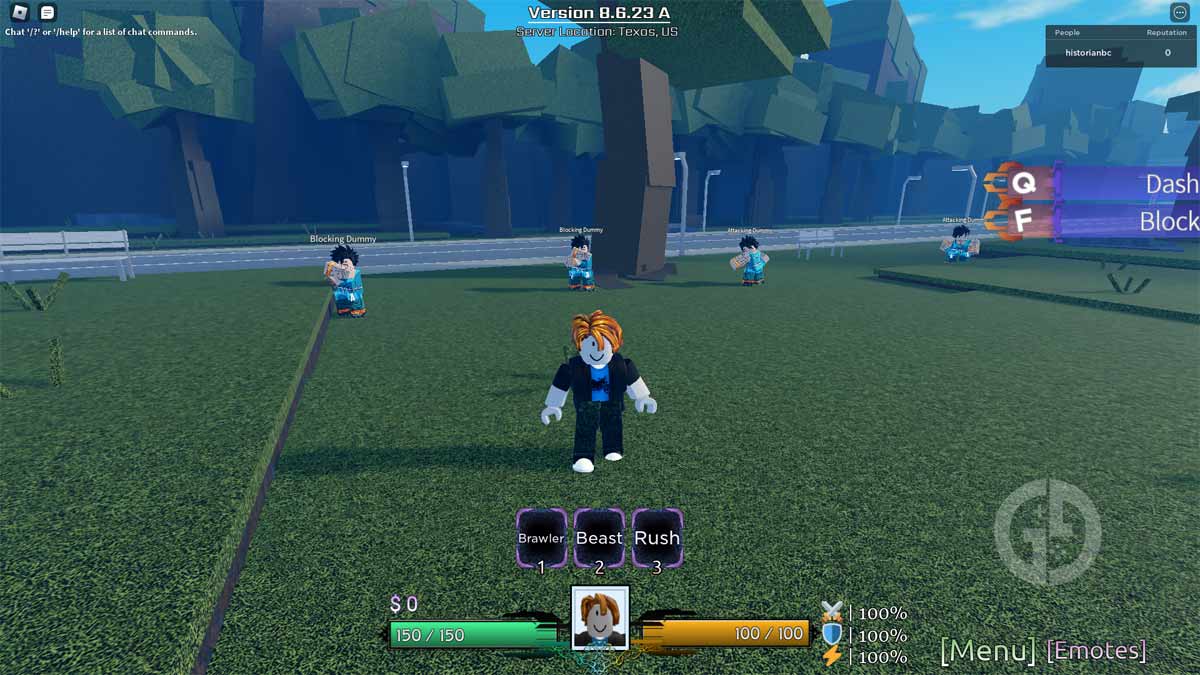 Full code Untitled Combat Arena mới nhất 05/2024 giá trị