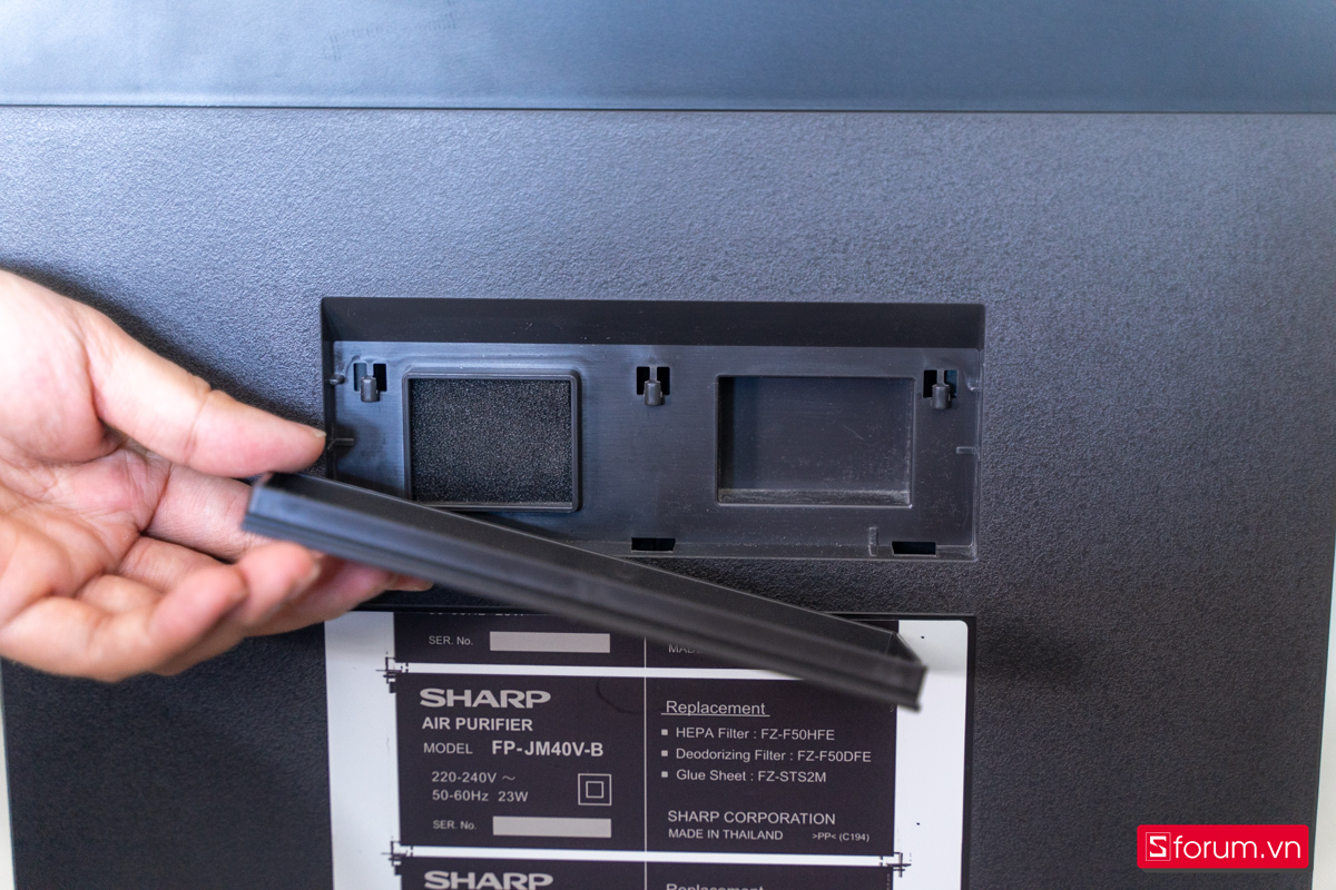 Máy lọc không khí Sharp FX-S120: Lọc gấp đôi bụi mịn, giá 11.9tr