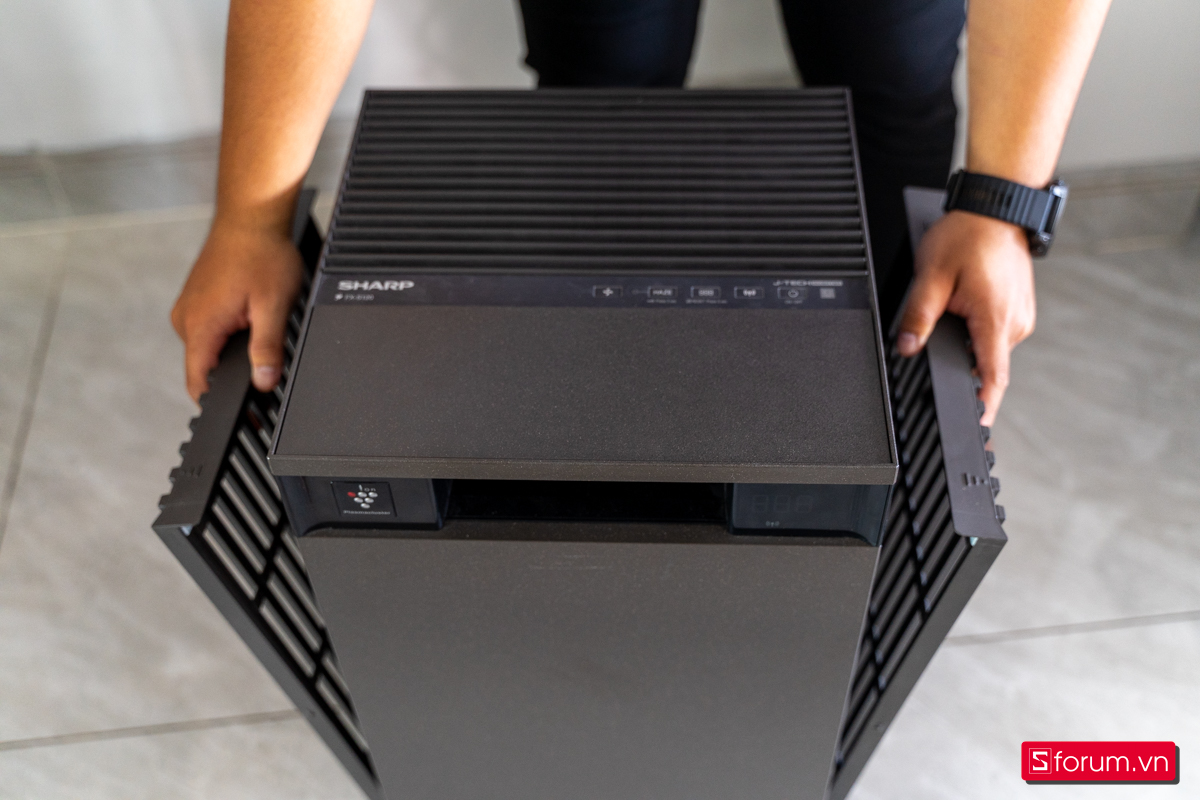 Máy lọc không khí Sharp FX-S120: Lọc gấp đôi bụi mịn, giá 11.9tr