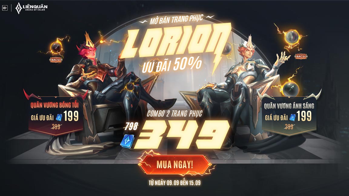 Liên Quân hé lộ dàn skin SSM mùa mới, Omen có tận 2 bộ cánh khác nhau