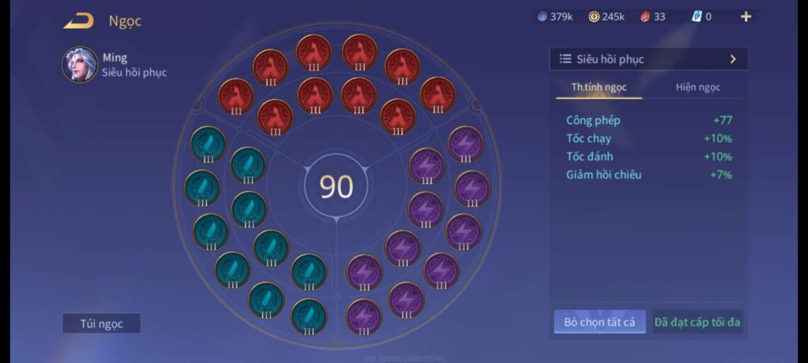 Giáo án độc lạ Liên Quân: Ming full làm chậm, khắc phục nhược điểm "phế" ngay và luôn